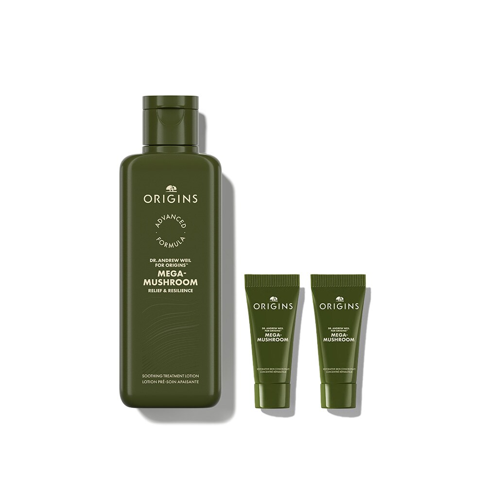 Dr. Andrew Weil For Origins™ Mega-Mushroom Soothing Lotion Xmas Set ...